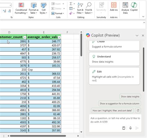How To Use Copilot In Excel With Examples Sheetaki