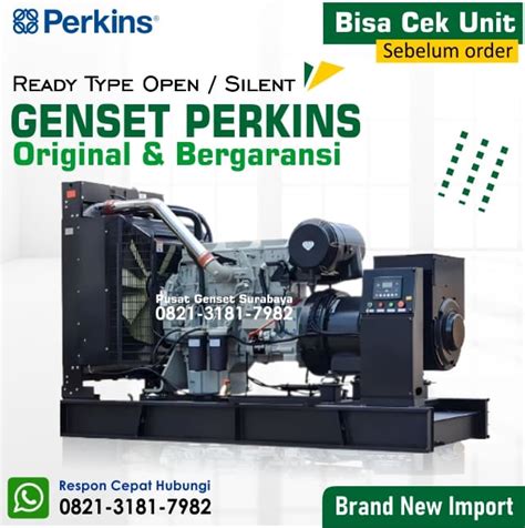 Jual Genset Perkins 20 Kva Original Murah Harga Diskon Februari 2024