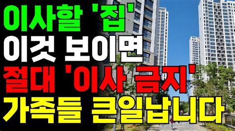 이사 갈 집에 ‘이것 보이면 절대 가지 마세요 재물운과 건강이 막힙니다 Youtube