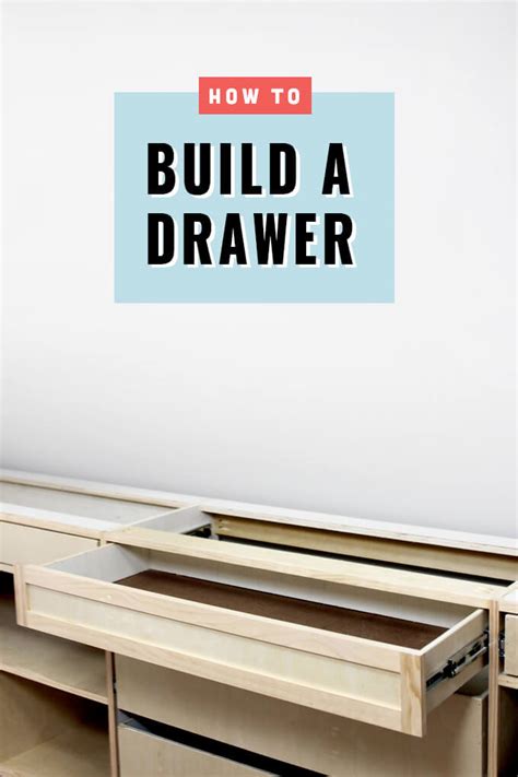 How To Build A Drawer Gray House Studio