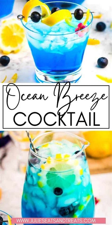 Ocean Breeze Cocktail Single Serving Or Pitcher Julies Eats