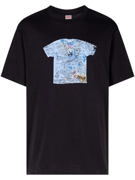 Supreme 30th Anniversary First T Shirt In Black Modesens