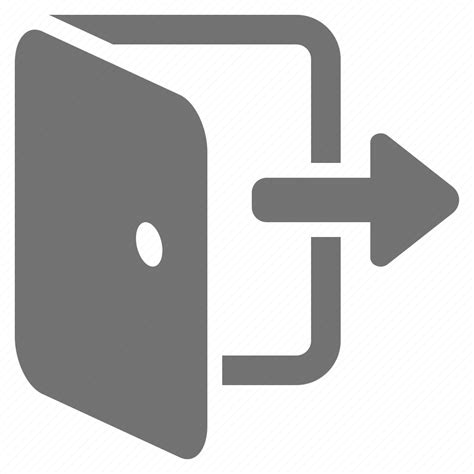 Arrow Door Enter Entrance Exit Job Leave Icon Download On Iconfinder