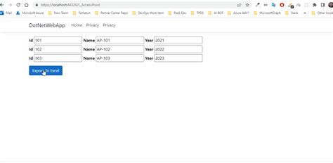 C I Would Like To Pass The Values That I Have In My View To A Action