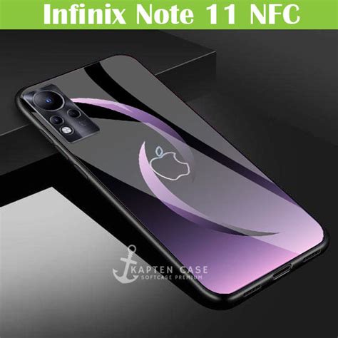 Softcase Kaca Hp Infinix Note Nfc Terbaru Casing Full Body Silikon