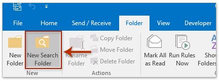 How To Create A Search Folder By Dynamic Date Range In Outlook