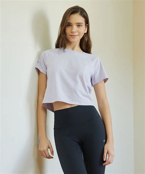 뮬라웨어 크롭💛직진 배송 워밍업 크롭 숏슬리브 Awnets708