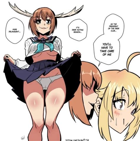 Rule 34 Breasts Deer Girl Female Imminent Sex Implied Sex Koshi