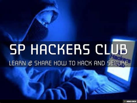 Sp Hackers Club Ppt