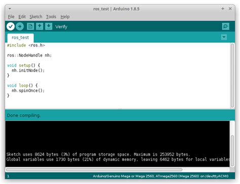 ros vl53l0x range sensor based on arduino mega 2560 and rosserial by