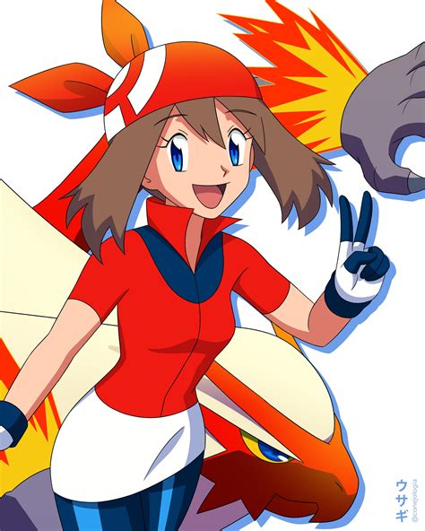 May And Blaziken Oc Rpokegals