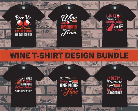 Wine T Shirt Bundle Wine Quotes Svg Bundle 22186798 Vector Art At