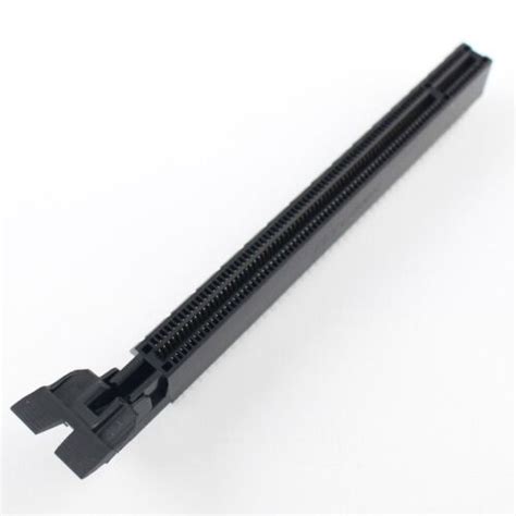 1pcs Black Pcie Pci E 16x 164 Pin Dip Slot Video Card Socket Connector Adapter Ebay