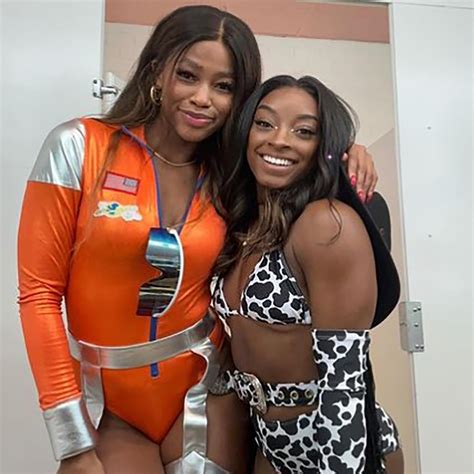 Simone Biles Looks Flippin Hot In Latest Cow Print Bikini Outfit Abc