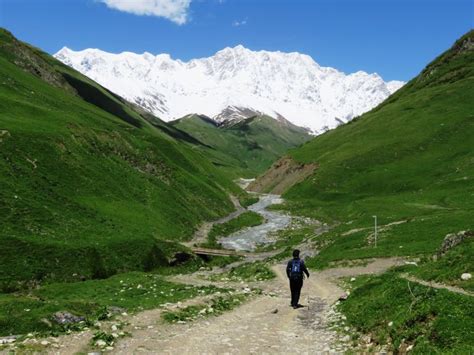 The Beautiful Shkhara Glacier Hike In Svaneti Georgia Backpack Adventures