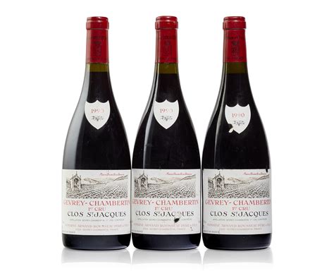 Rousseau Gevrey Chambertin Clos Saint Jacques 1990 1er Cru Côte De