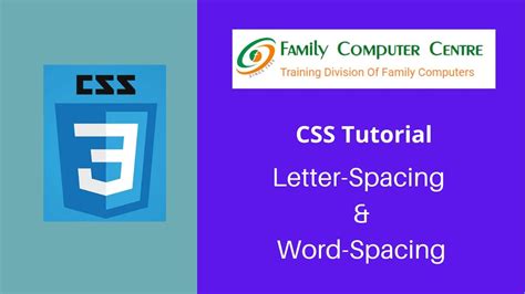 Css Tutorial Text Manipulation In Css Letter Spacing And Word