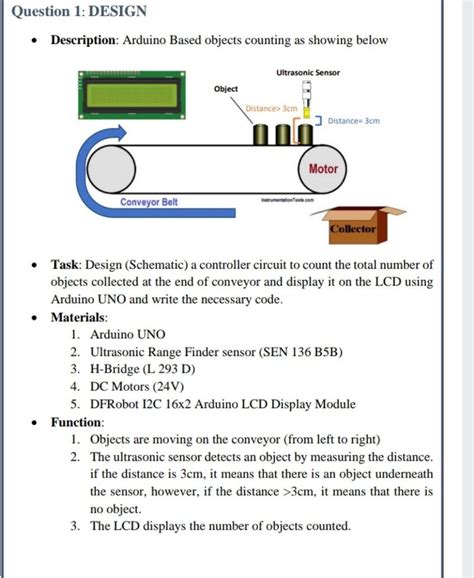 Solved Question 1 Design • Description Arduino Based
