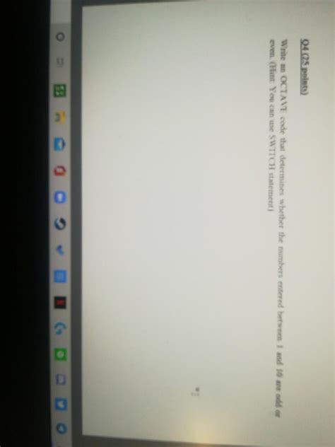 Solved 04 25 Points Write A Octave Code That Determine