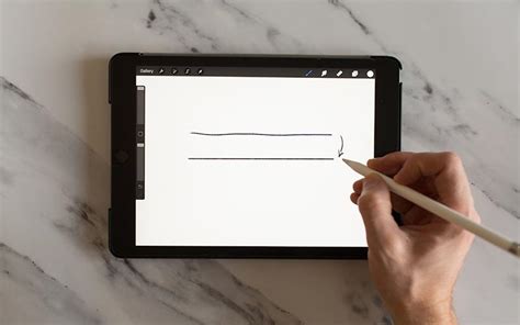 How To Draw Straight Lines In Procreate Tips Quickline Easy 2021