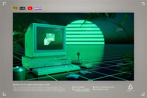 Retro Sci Fi Synthwave Computer Loop Video For Youtube Twitch Retro Sci Fi Synthwave Computer Loop Video For Youtube Twitch