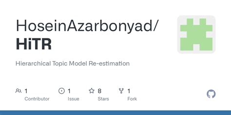 Github Hoseinazarbonyad Hitr Hierarchical Topic Model Re Estimation