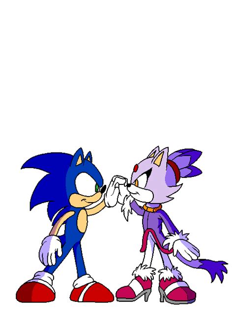 Commission Sonic And Blaze Dancing By Waver92 On Deviantart