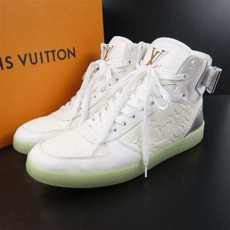 【未使用】68603★1円スタート★louis Vuitton ルイヴィトン 未使用 ハイカット シューズ 靴 モノグラム 8 12 27