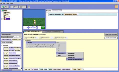 Variables Aprendiendo Alice