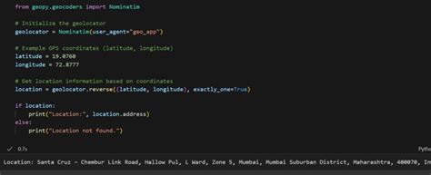 Hemant Marothi On Linkedin Python Task 10 Integrate Gps Co Ordinate