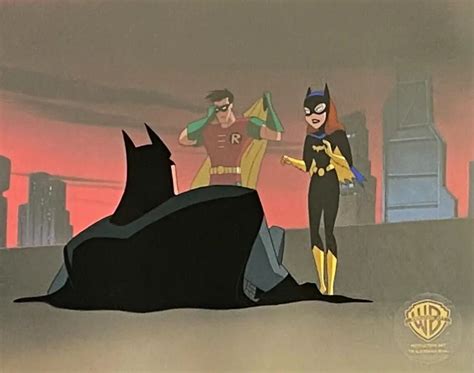 Batman Robin And Batgirl Batman The Animated Series Original Animation