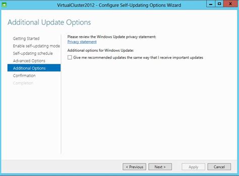 Microsoft Windows Server 2012 Cluster Aware Updating Cau Is A Cool Feature Ws2012 Hyperv