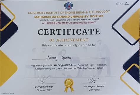 Neeraj Gupta On Linkedin Hackathonchampions Innovation Teamwork Sih2023 Uietmdurohtak…