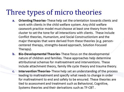 Background Materials Useful In Developing A California Integrative Theoretical Framework January
