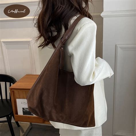 🚀당일발송 4차 재입고 완료 유어 클레오 대학생 직장인 Y2k 스웨이드 보부상 아이패드 노트북 가방 숄더백 에이블리