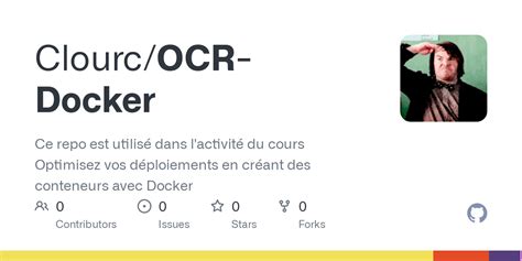 Github Clourcocr Docker Ce Repo Est Utilisé Dans Lactivité Du Cours Optimisez Vos