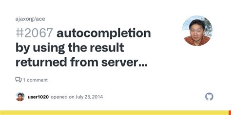 Autocompletion By Using The Result Returned From Server Side Only