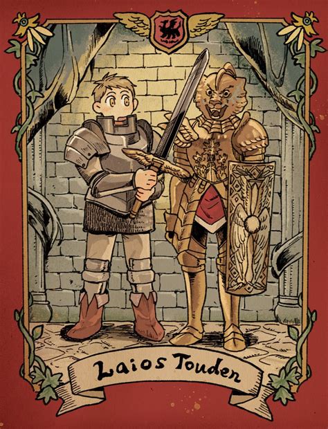 Laios Touden And Kensuke Dungeon Meshi Drawn By Petermann Danbooru