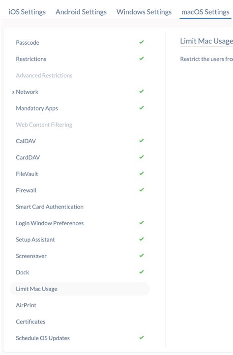 Macos Policy For Setting The Time Zone Unified Endpoint Management