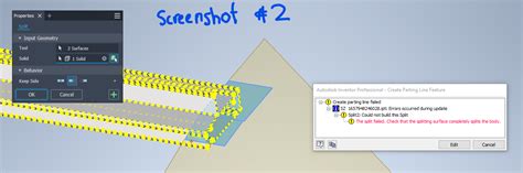 Split Command Parting Line Failed Autodesk Community