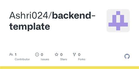 Github Ashri024backend Template
