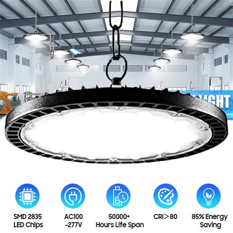 Industrial Garage Lighting High Bay 100w Led Light 3000k Warm White
