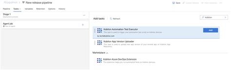 Kobiton Azure Devops Services Integration Kobiton