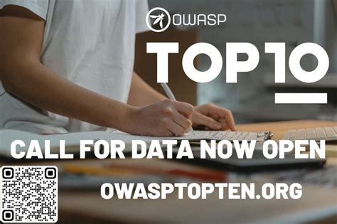 Owasp® Foundation On Linkedin The Owasp Top 10 Is Collecting Data For The 2024 Edition Learn