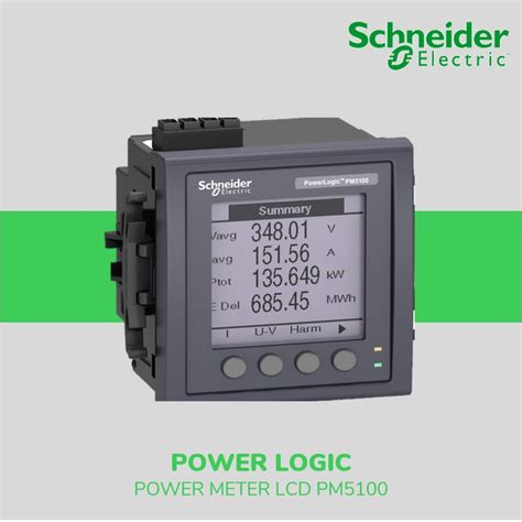 Jual Schneider Electric Powerlogic Power Meter Pm5100 Pulse Metsepm5100 Shopee Indonesia
