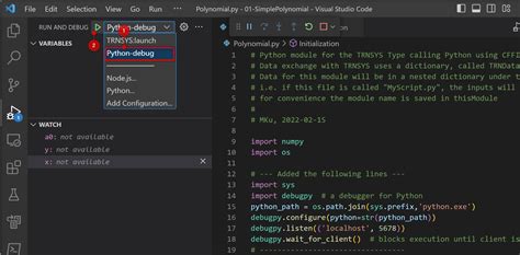 Debugging Type3157 Python Scripts With Visual Studio Code