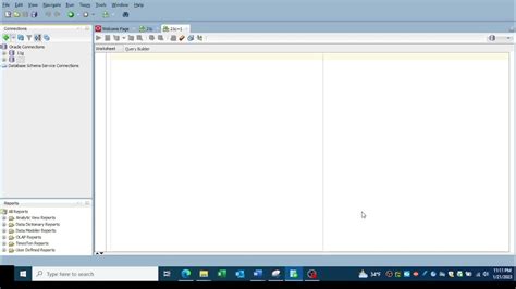 Login To Oracle 21c Using Oracle Sql Developer Youtube