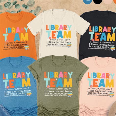 Library Tshirts Etsy