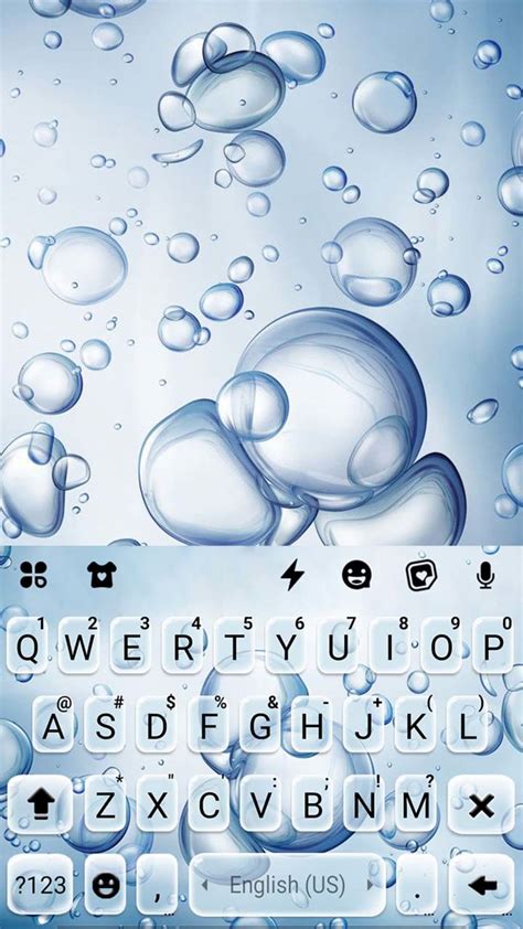 Water Bubbles Keyboard Theme For Android Download