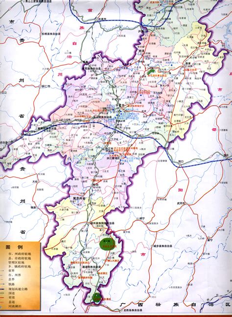 怀化市行政区划图 怀化市行政区划图全图高清版大图片 旅途风景图片网 visacits